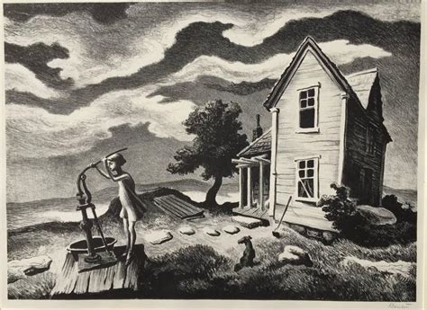 Thomas Hart Benton Farmers Daughter At 1stdibs