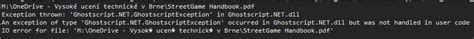 io error when using reader · issue 61 · artifexsoftware ghostscript