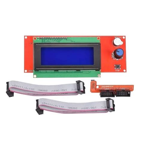 2004 Lcd Display Reprapdiscount Smart Controller With Adapter Mechblock