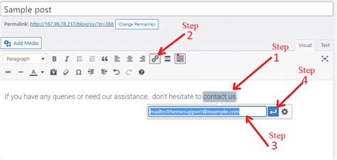 a simple way to add a link to an email address in wordpress