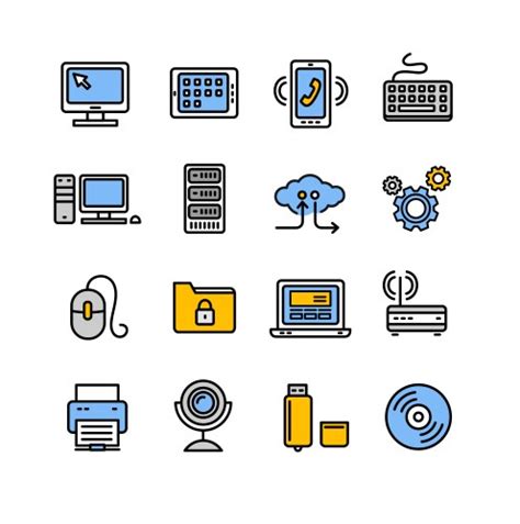 Generative Ai Icon Set Royalty Free Vector Image