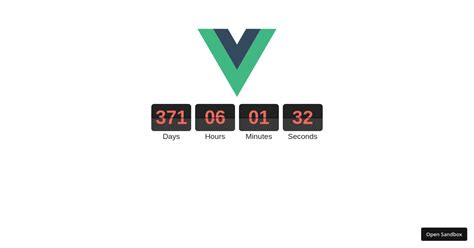 Vue3 Flip Countdown Forked Codesandbox