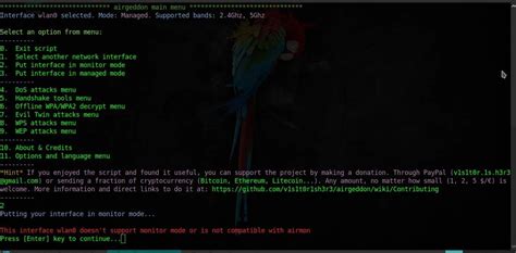 Cannot Put Wlan0 Into Monitor Mode Null Byte