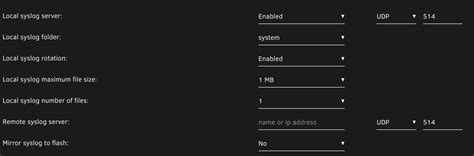 Sending Local Syslog To A Remote Syslog Server General Support Unraid