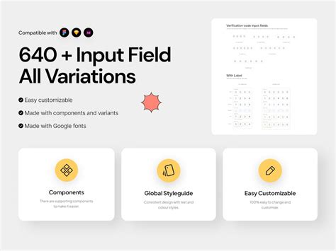 Input Fields Components Ui Kit Uifry