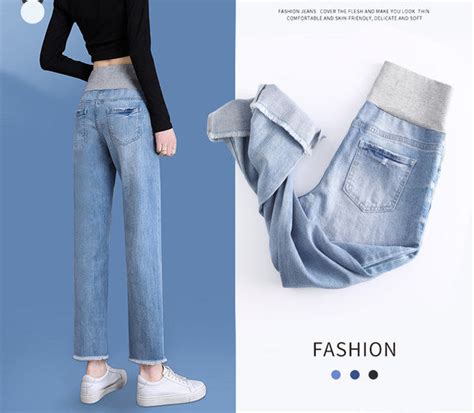 Badu Bg Модерни дънки със скъсани елементи за бременни Badu Bg