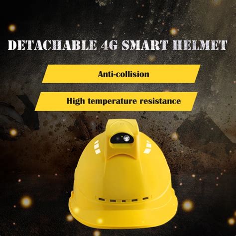 4g Gps Wifi Smart Helmet Camera Lighting Waterproof For Railway Construction Power Mining Buy
