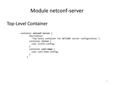 Ppt Draft Ietf Netconf Server Model 01 Powerpoint Presentation Free Download Id2851253