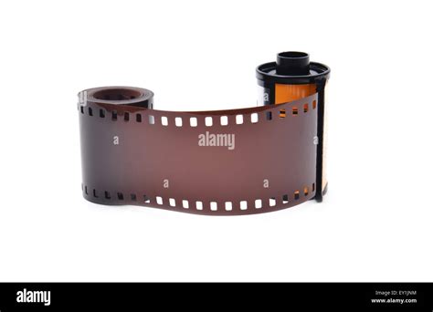 35 mm film cartridge on white background Stock Photo - Alamy