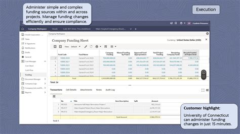 capital project and asset lifecycle management product tour