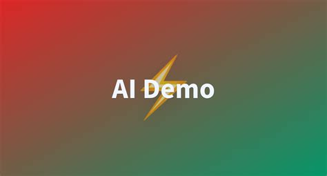 AI Demo A Hugging Face Space By DrBenjamin