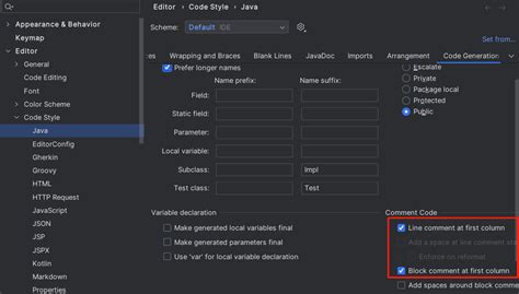 Idea修改java代码，默认添加行注释到代码前，而不是行首 Leli 博客园