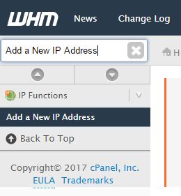 How To Change The Primary IP Address Of A WHM CPanel Server PhilmoreHost