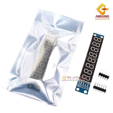 โมดูล จอแสดงตัวเลข 8 หลัก สีแดง 056 Max7219 Digital Tube Display Module ขาย Arduino อุปกรณ์