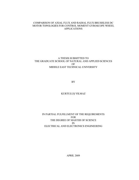 Comparison Of Axial Flux And Radial Flux Brushless Dc Motor Topologies