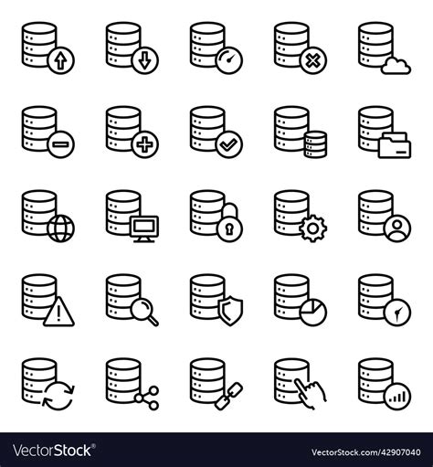Database Royalty Free Vector Image VectorStock