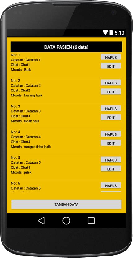 Pemrograman Android Menampilkan Data Sql Di Listview Dan Penerapan Crud Gado Gadonya Yopi