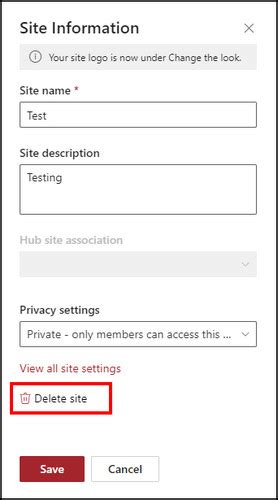 How To Delete A SharePoint Site Remove Sites Permanently