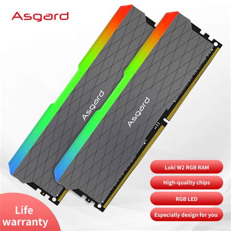 Asgard W2 Rgb Ram Ddr4 8gbx2 16gb 32gb 3200mhz Pc4 25600 Dimm Memoria