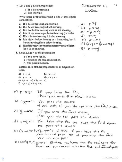 Math Notes And Questions On Logic Sets Etc Pdf
