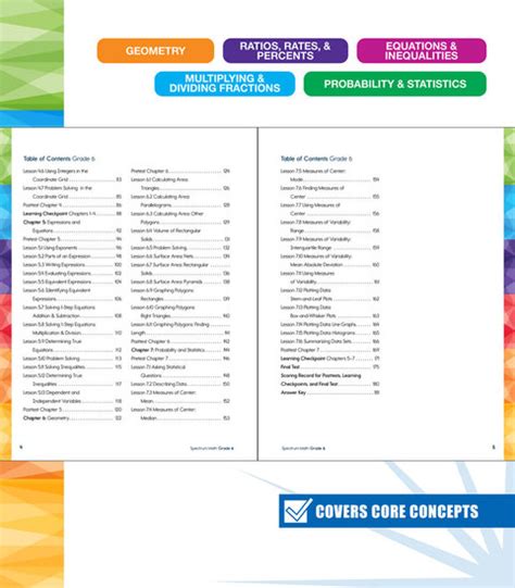 Grade 6 New Spectrum Math Workbook Paperback