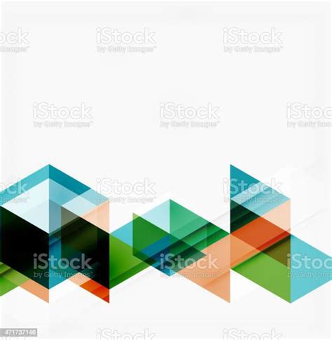 추상적임 기하 배경 현대적이다 중복 트라이엥글 작성 0명에 대한 스톡 벡터 아트 및 기타 이미지 0명 2015년 2차 도형 Istock