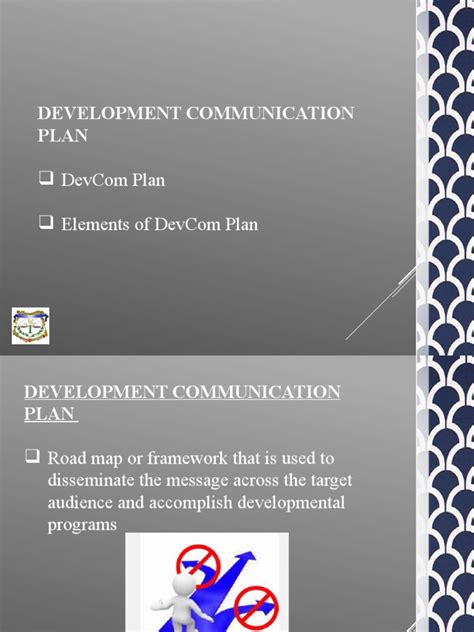development communication plan devcom plan elements of devcom plan