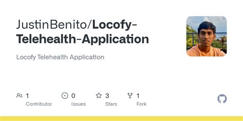 github justinbenito locofy telehealth application locofy telehealth