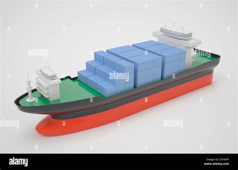 Ship Loading The Containers Stock Photo Alamy