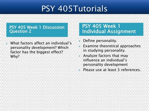 PPT PSY 405 Professional Tutor Psy405dotcom PowerPoint Presentation ID 7230673