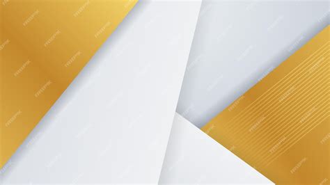 Premium Vector Abstract Grey And Gold Background Poster With Dynamic