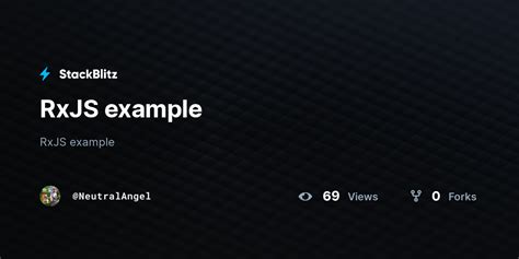 rxjs example stackblitz