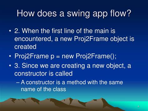 Ppt Java Swing Application Flow Powerpoint Presentation Free