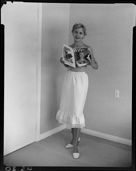 Topless Woman In Half Slip Reading Wife Magazine Record Digitalnz