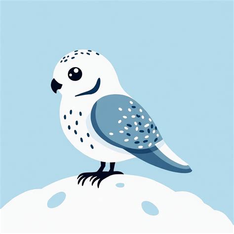 Snowy Owl Logo Design Stable Diffusion Online