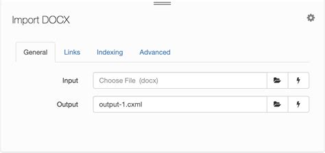 Import DOCX Typefi Support