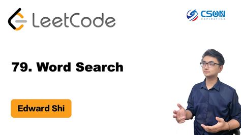 【edward】leetcode 79 word search 单词搜索 算法面试 北美求职 刷题 留学生 leetcode 求职面试