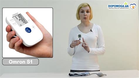 Полуавтоматический тонометр Omron S1 - YouTube