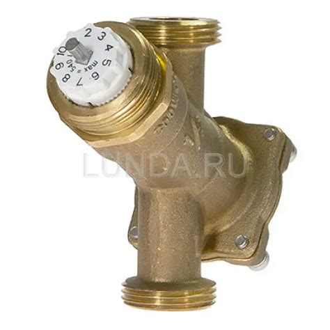 Автоматический комбинированный балансировочный клапан Aqt R Ридан купить от 18016 руб Lunda