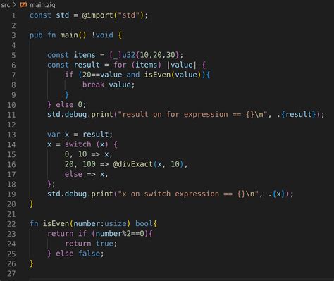 zig debugging and optimization