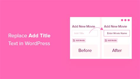How To Replace Add Title Placeholder Text In WordPress