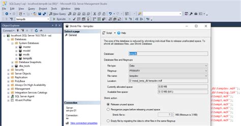moving temp db in sql server dbasco