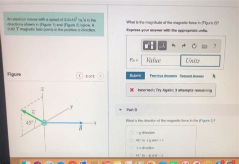 Solved An Electron Moves With A Speed Of 2 0x107 M S In The