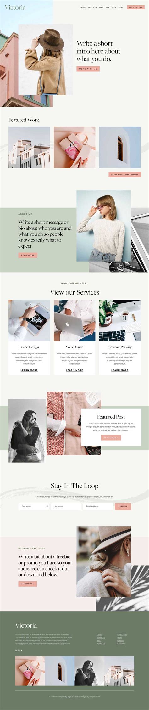 Shop Squarespace Template Kits — Big Cat Creative Squarespace Templates And Resources