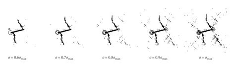 schematic diagram of calculation of fractal dimension of concrete