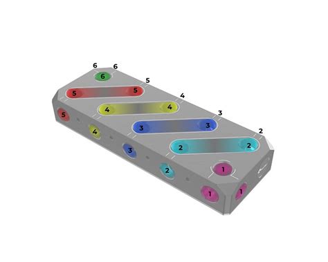 Bykski Versatile Pom Fluid Distribution Routing Block Engineered For 2 Bykski