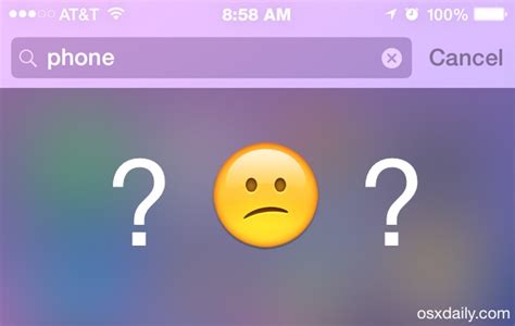 spotlight search results blank or spotlight not working in ios 8 here s a really silly