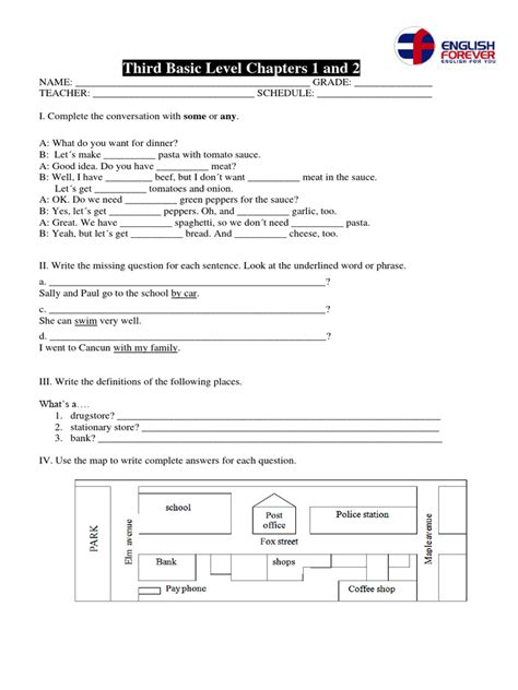 Basic 3 Ch 1 And 2 Pdf San Francisco Linguistics