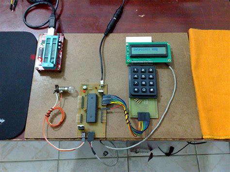 Light Intensity Control Of A Halogen Lamp Using PIC Behance