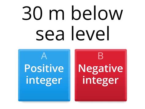 Integer Starter Quiz